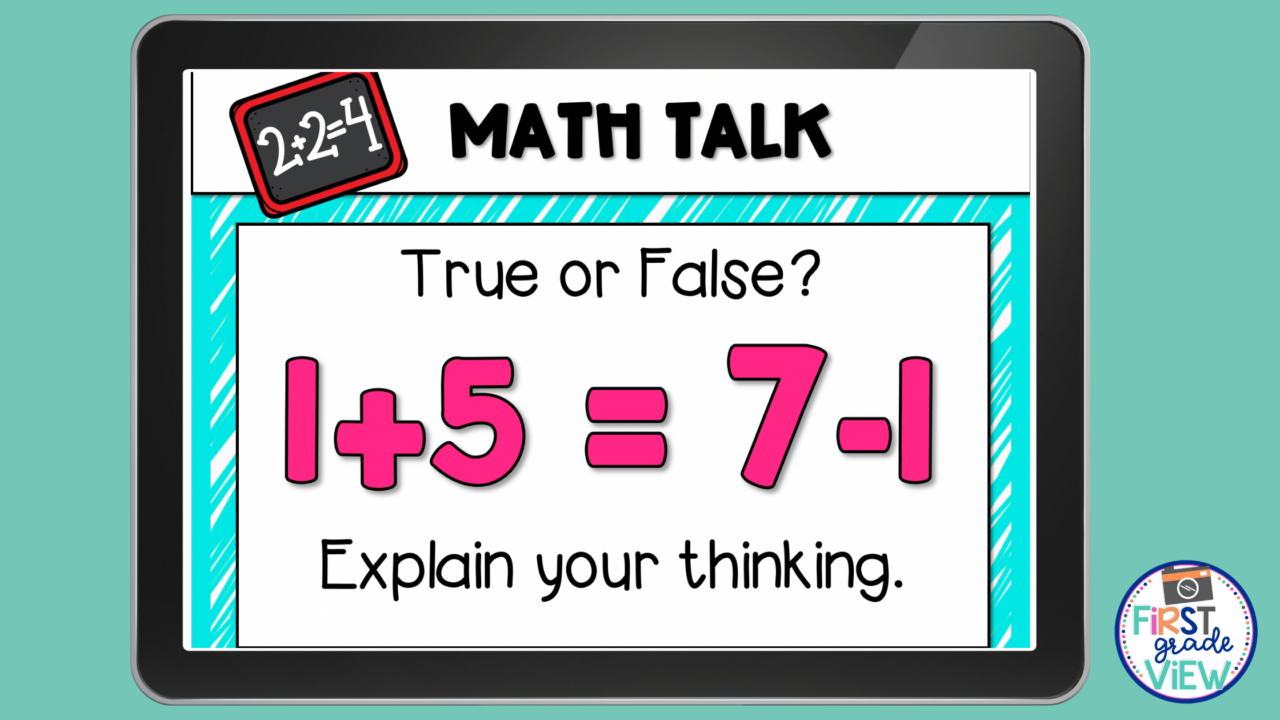 How to Ensure Your Students Actually Understand the Equal Sign - First ...