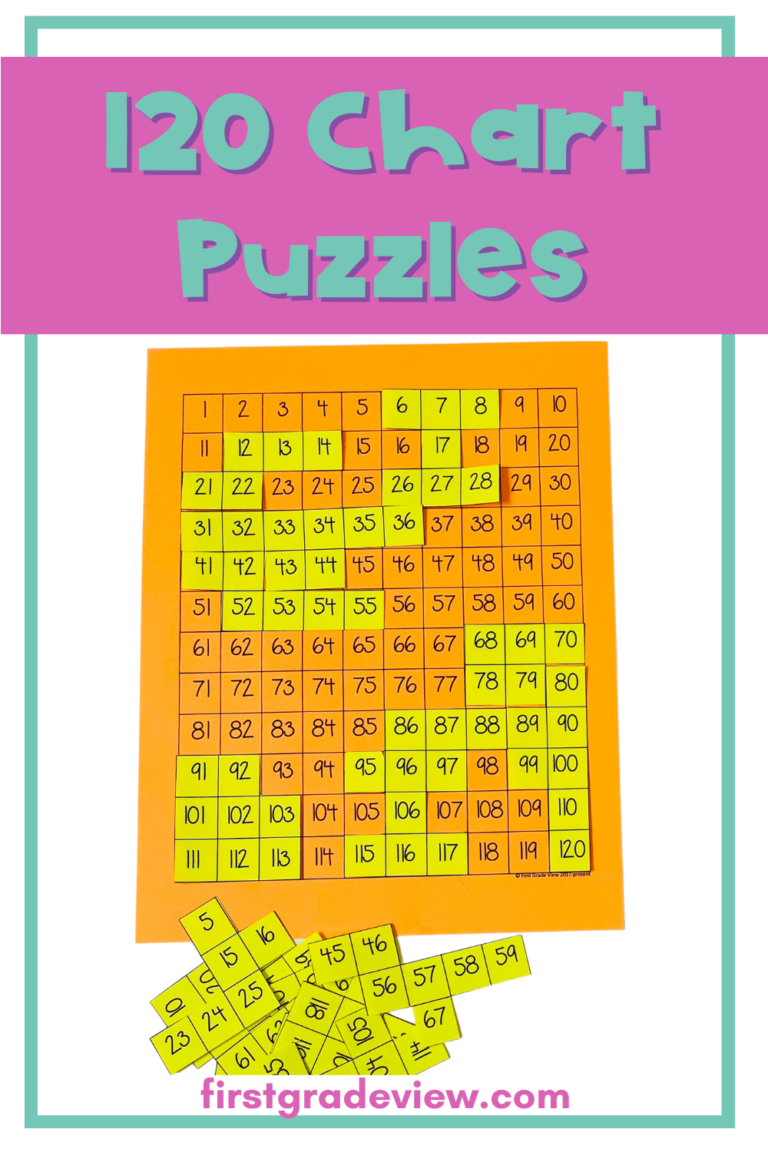 6 Epic 120 Chart Activities To Use With First Graders