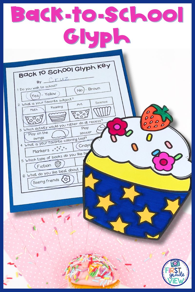 Back-to-School Glyph Activity