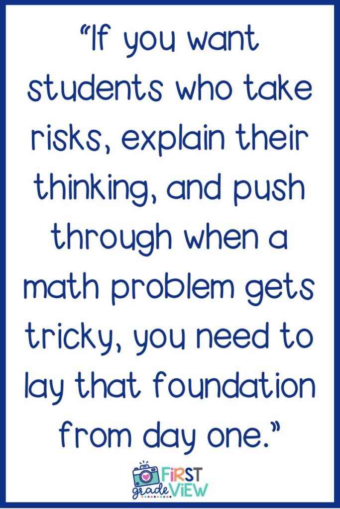 Teaching the 8 Mathematical Practices from Day 1