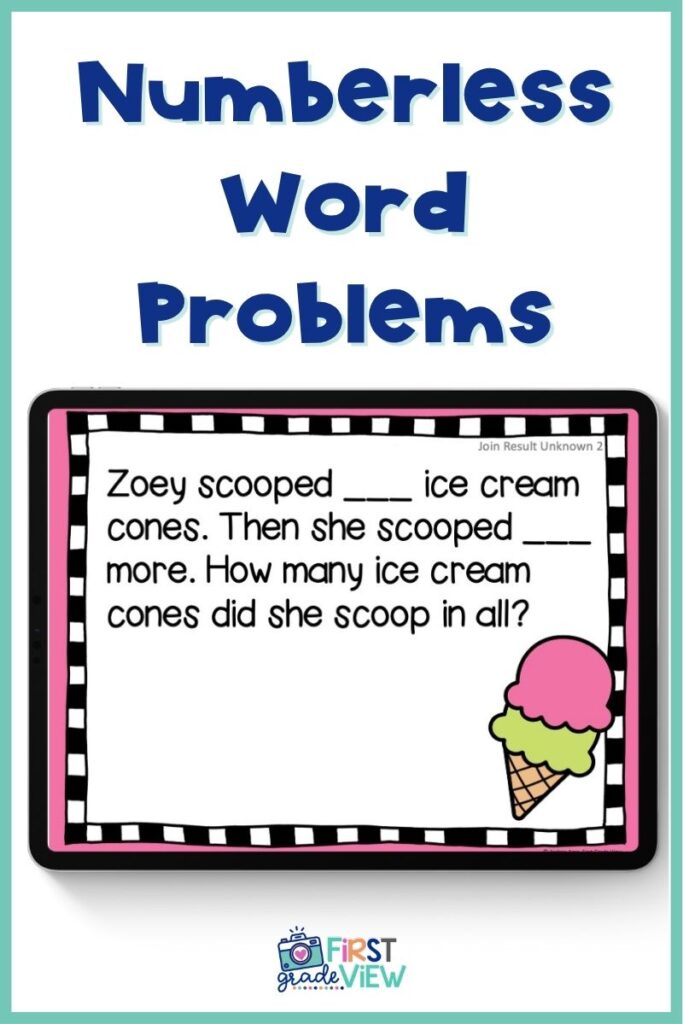 Numberless Word Problems Made Easy