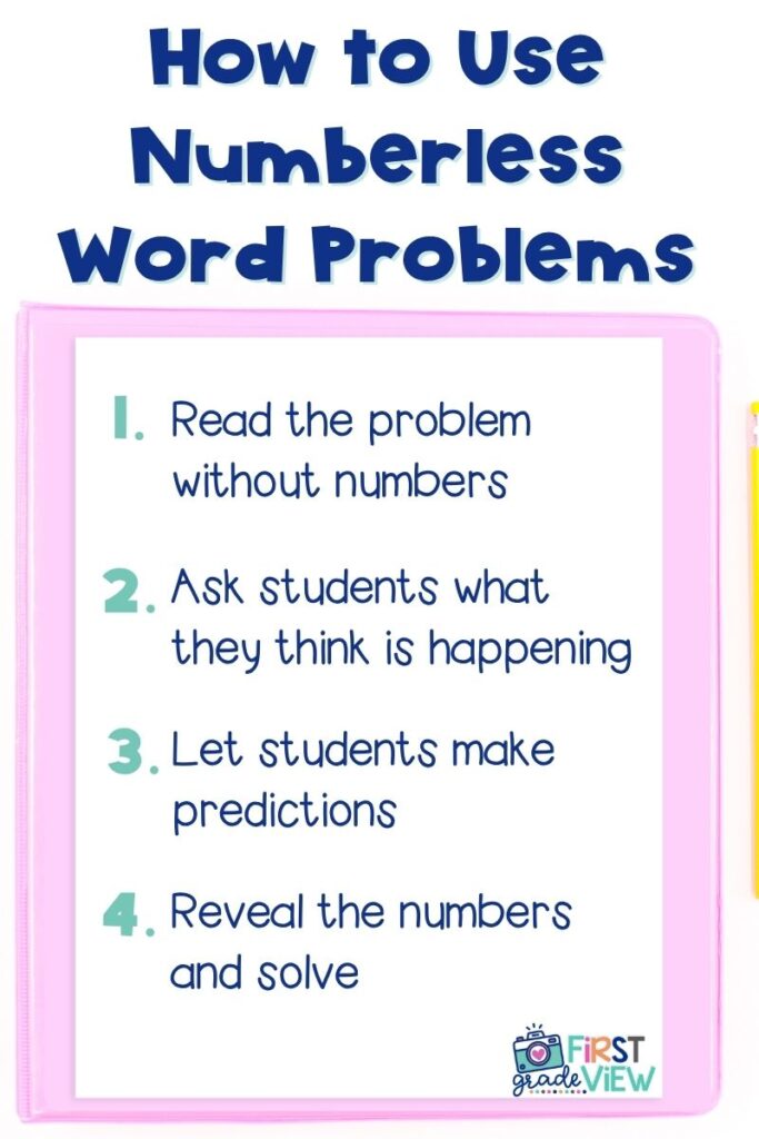 Numberless Word Problems Made Easy