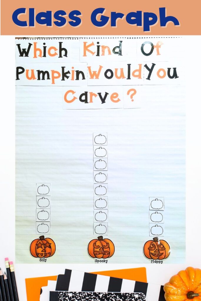 Halloween Graphing Activity for First Grade
