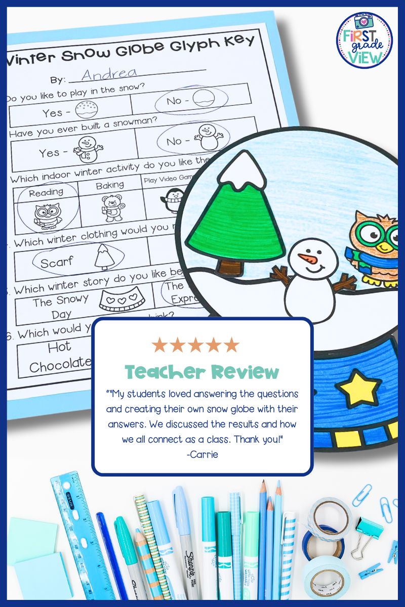 A Special Winter Math Activity That Builds Community - First Grade View